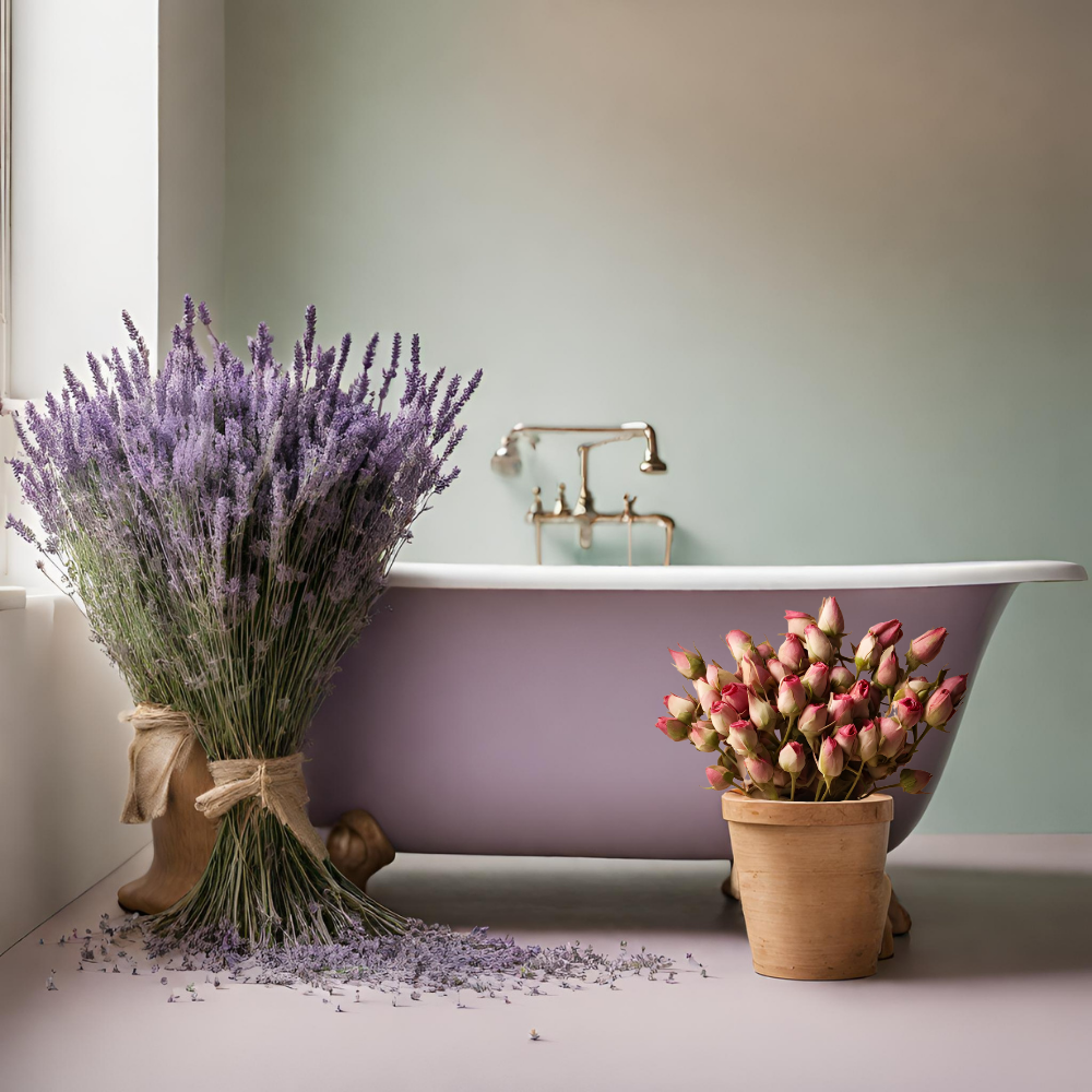 Soothing Lavender and Rose Herbal Bath Benefits – Stone and Pestle