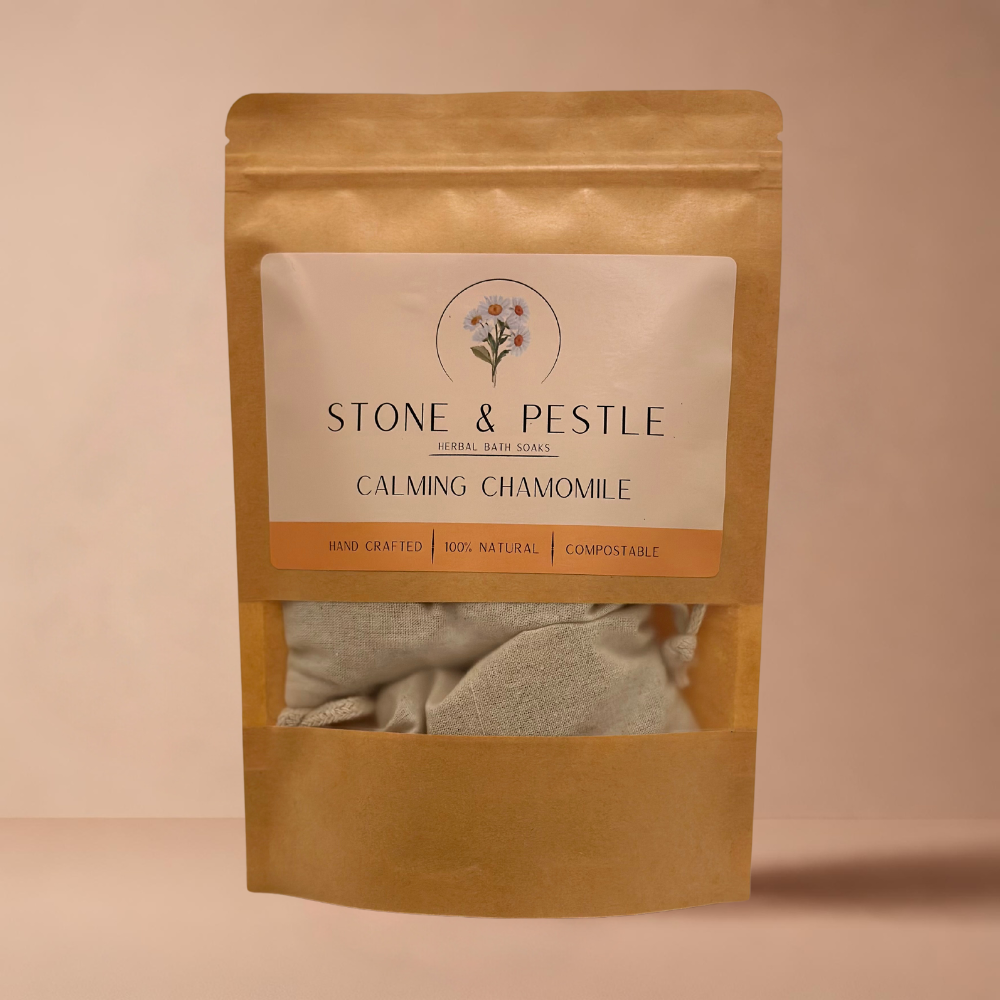 Calming Chamomile | 3 Bath Soaks – Stone and Pestle